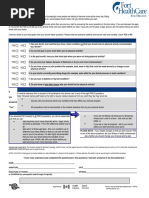 PAR-Q Fitness Readiness Assessment | PDF