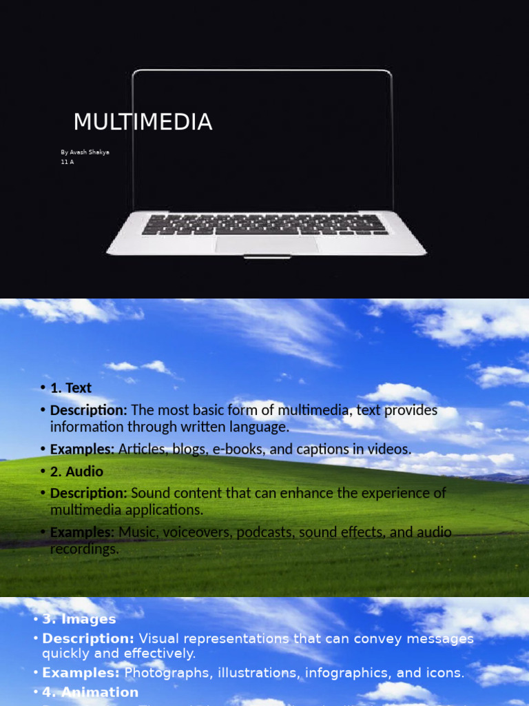 Understanding Multimedia Types and Uses | PDF