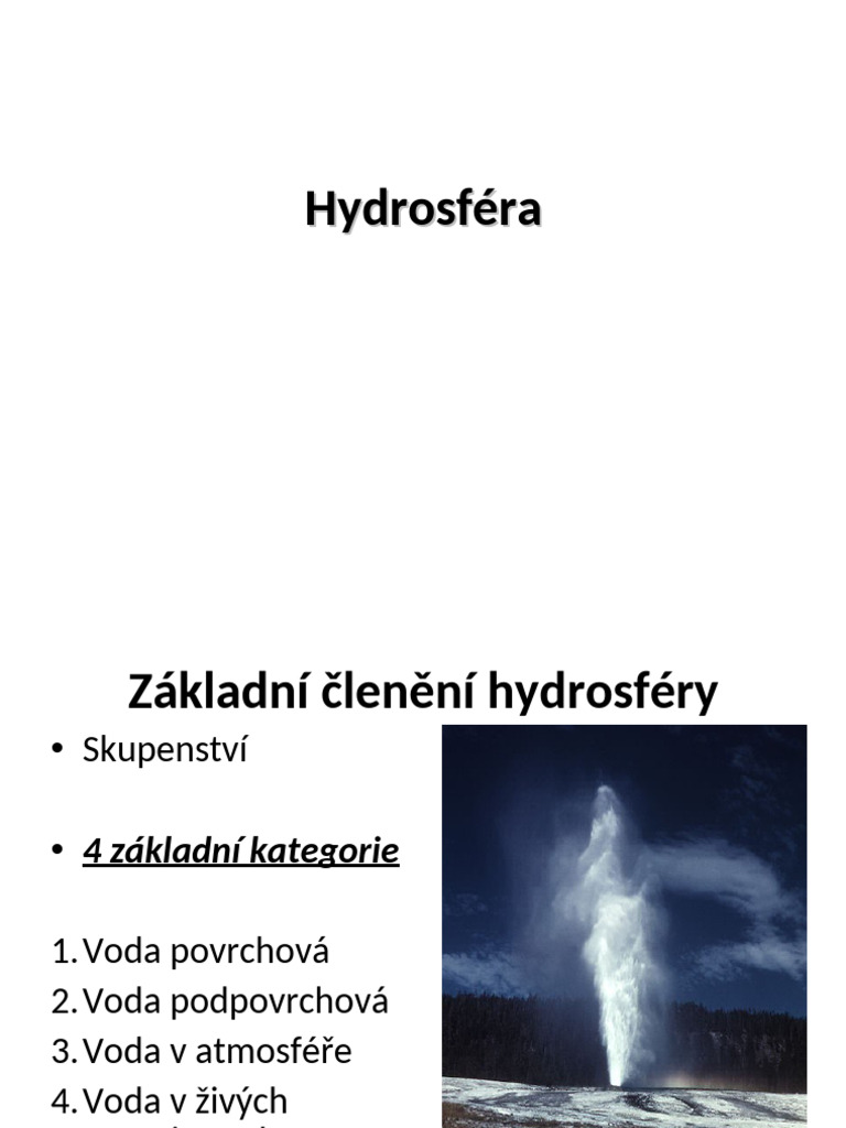 13 - Hydrosféra - Moře A Oceány | PDF