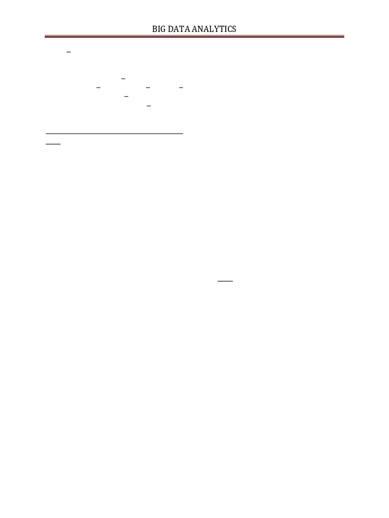 Big Data - Unit 5 - Frame Works - Mini Xerox - Easy Read | PDF | Apache Hadoop | Computer Data