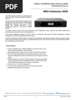 Plena Voice Alarm Controller LBB1990/00 | PDF | Microphone | Amplifier