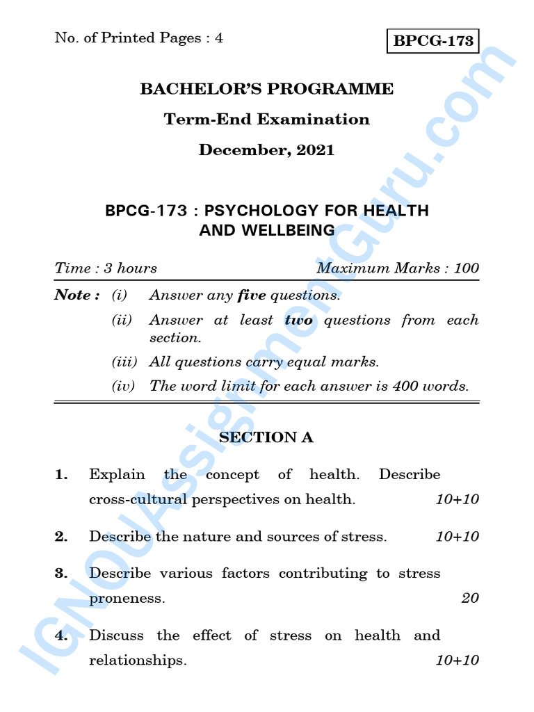 BPCG-173 June 2010-June 2024 12-11-24 | PDF | Stress (Biology ...