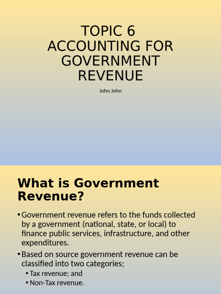 Government Revenue Collection in Tanzania | PDF | Taxes | Capital Gains Tax