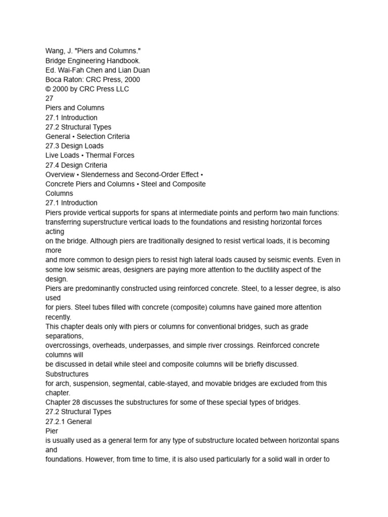 Untitled Document - Google Docs | PDF | Beam (Structure) | Bridge