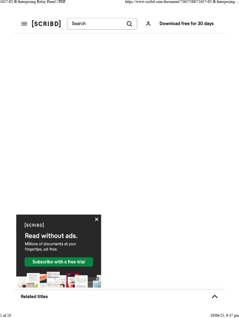 Spec Interposing Relay Panel - PDF | PDF | Scribd | Internet