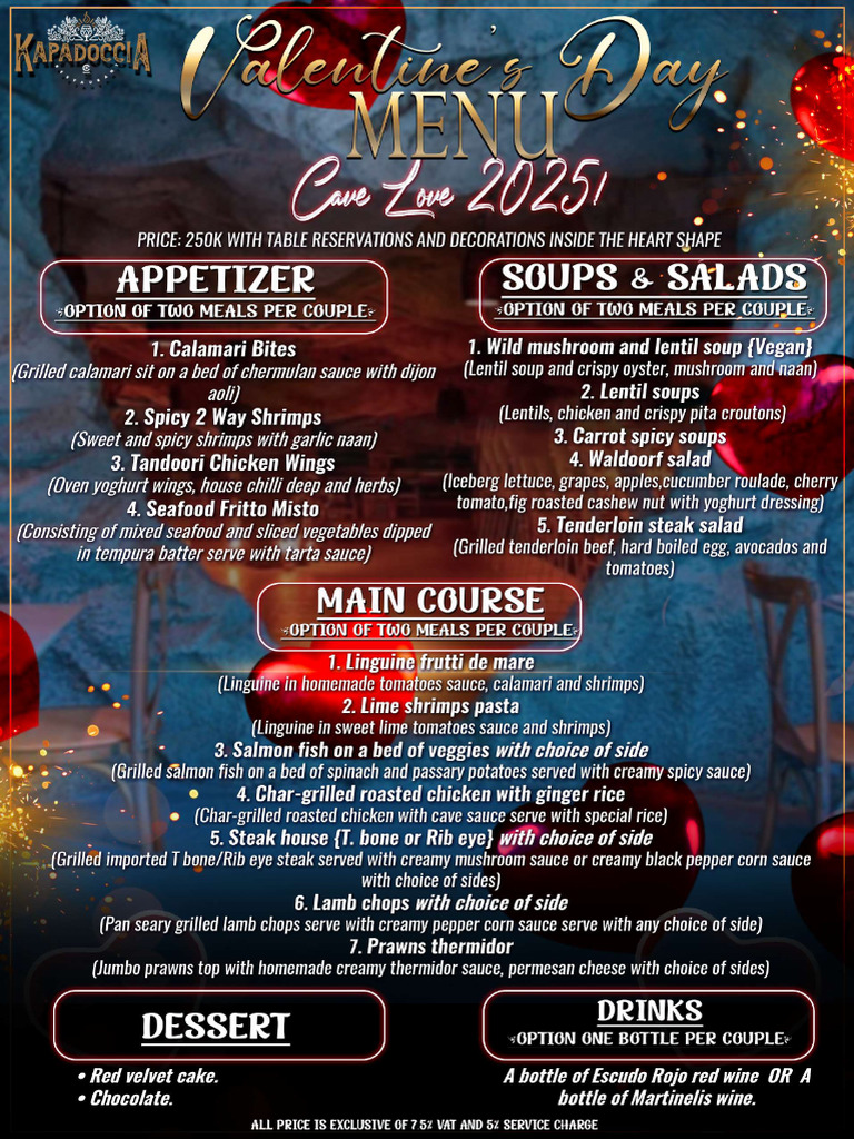 Kapadoccia Abuja - Menu - Compressed | PDF
