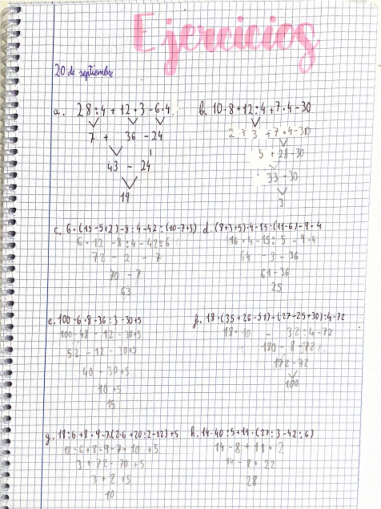 Ejercicios Mate | PDF