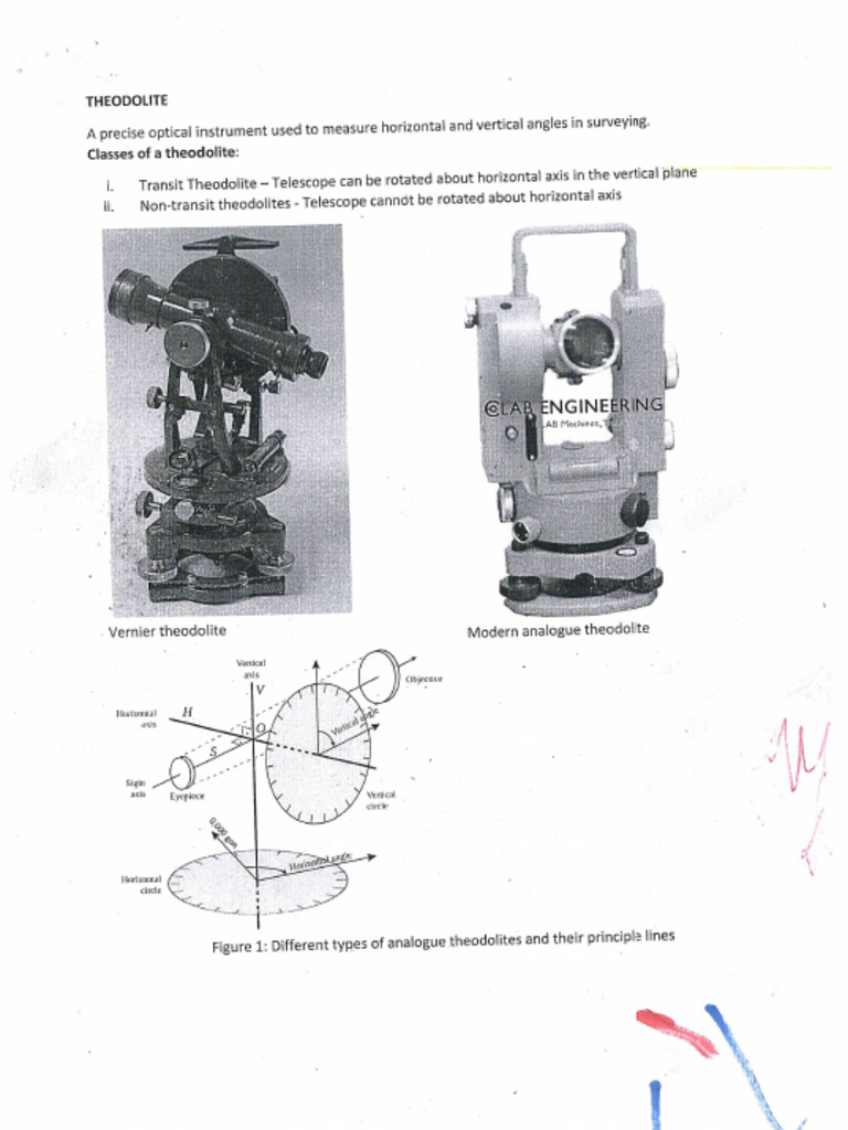 Theodolite | PDF