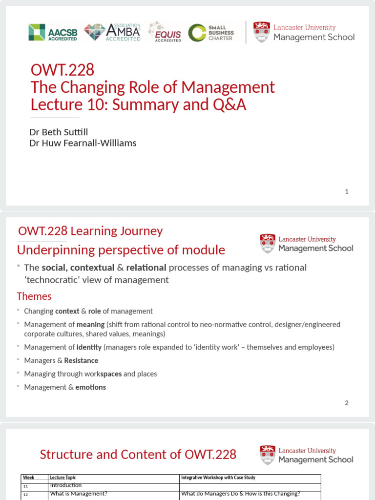 Lecture 10 Module Summary | PDF | Essays | Emotions