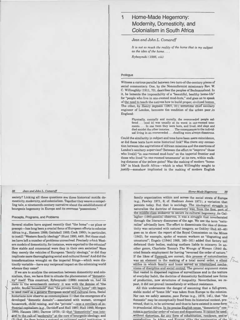 Com Mar Offs Home-Made Hegemony | PDF | Agriculture | Colonialism