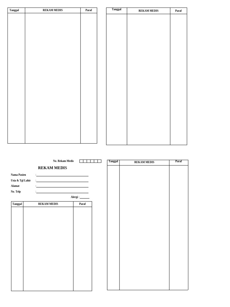 Rekam Medis Baru | PDF