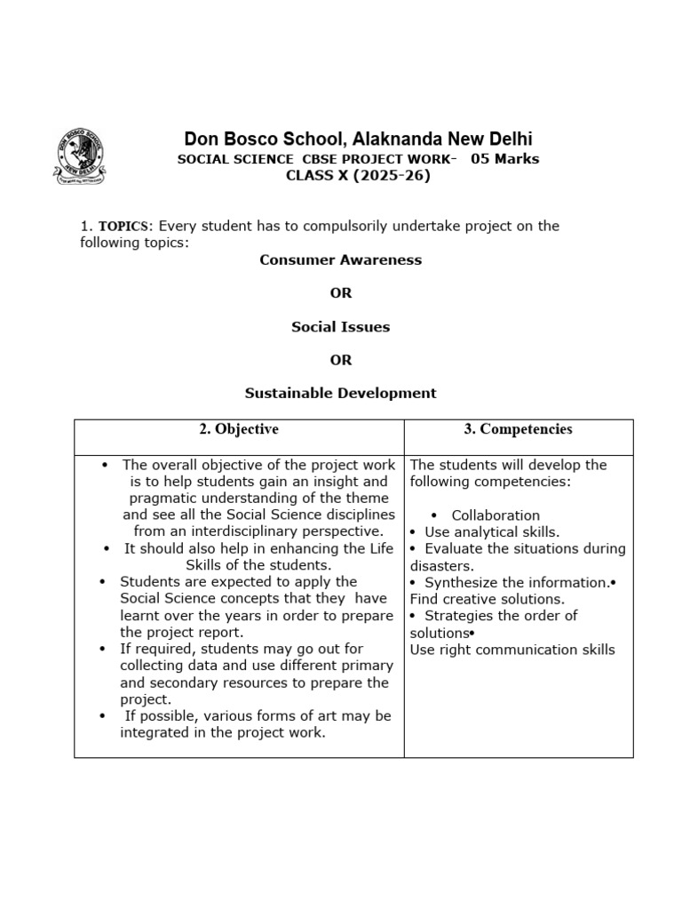 Class 10 Sustainable Development Project | PDF | Sustainability ...