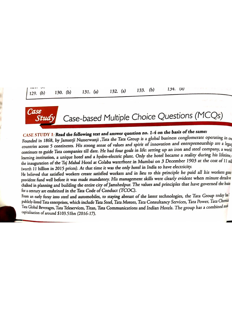 Ch1 Case Studies | PDF