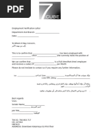 Arabic HR Letter | PDF