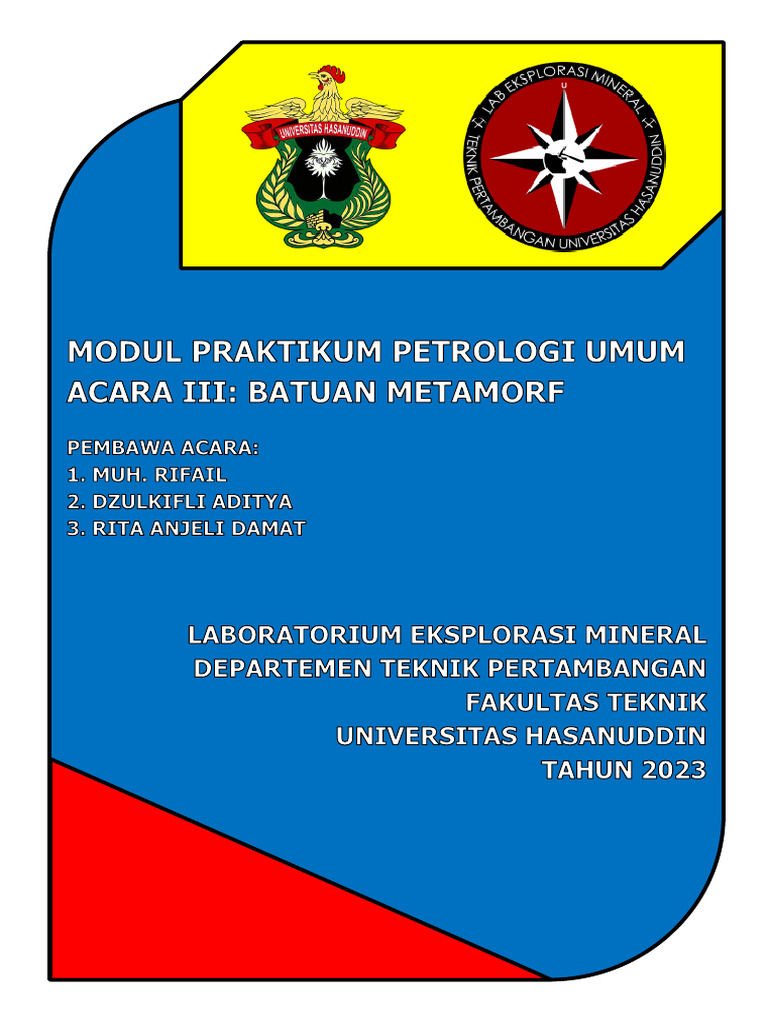 Modul Acara 3 Petrologi Umum (Batuan Metamorf) | PDF