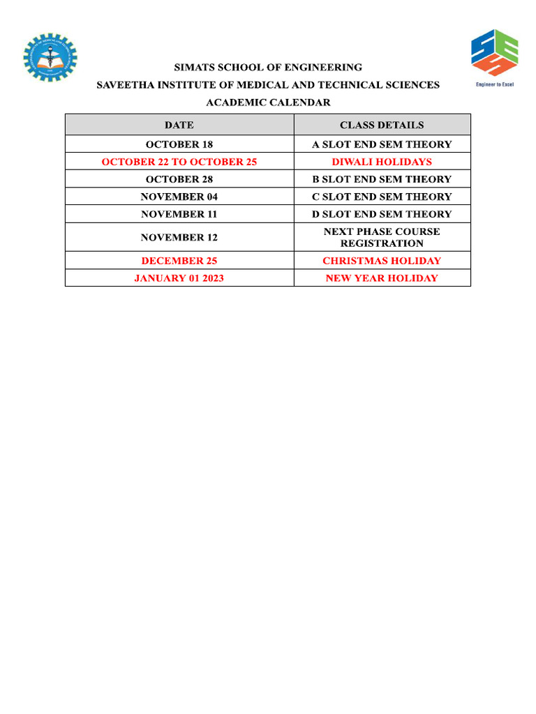 1017 092043 Academic Calendar - 2020&2021 Batches | PDF