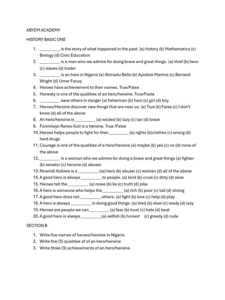 Basic One History | PDF