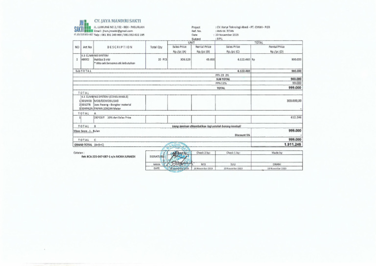 Cv. Kta Cmwi Pier 20231120 | PDF