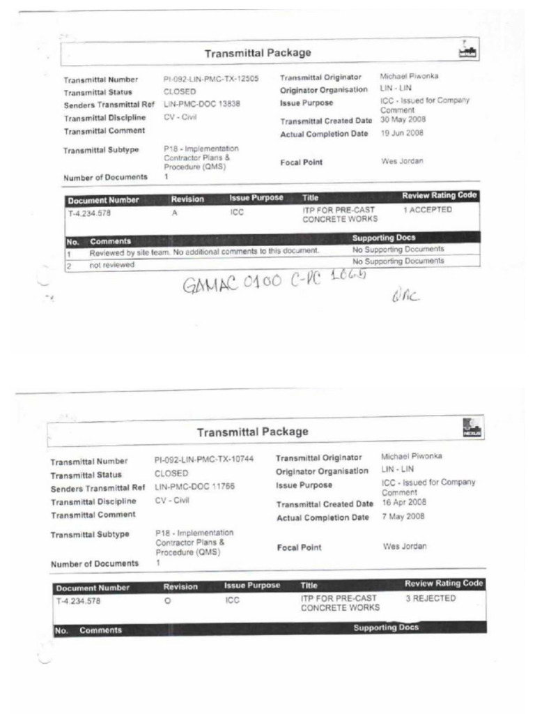 027 Itp For Pre Cast Concretepdf | PDF | Concrete | Building Technology