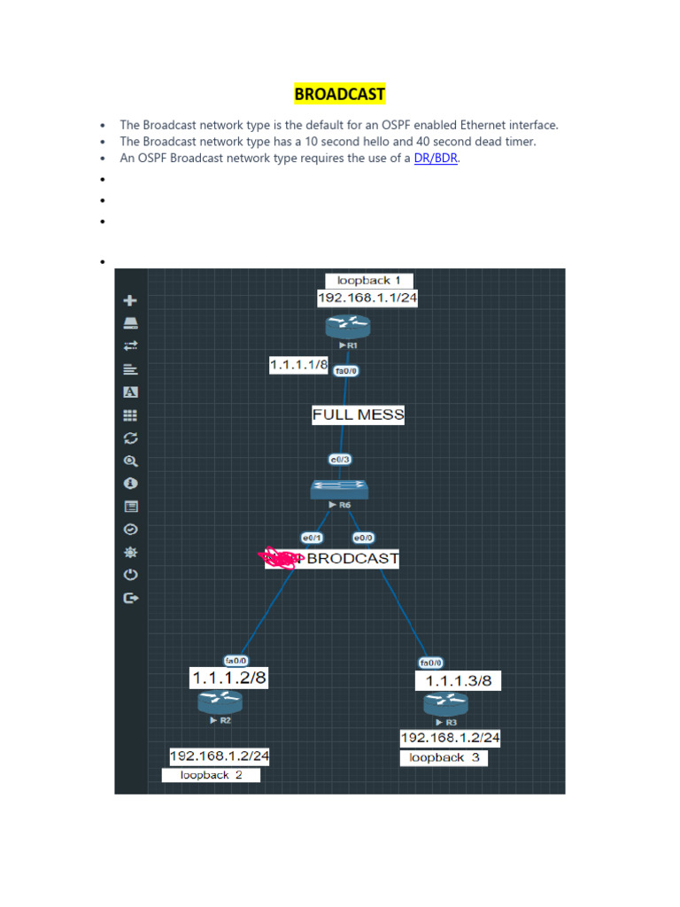 Broadcast Network and Non-Broadcast | PDF | Computer Network | Routing