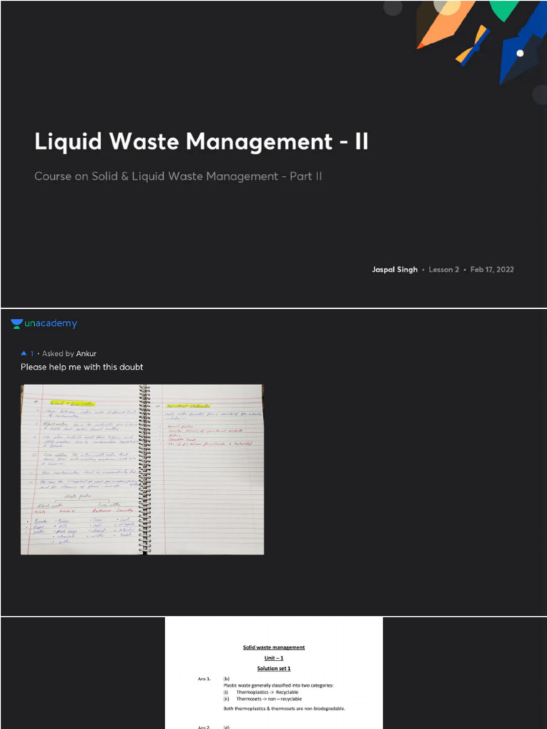Liquid Waste Management II With Anno | PDF