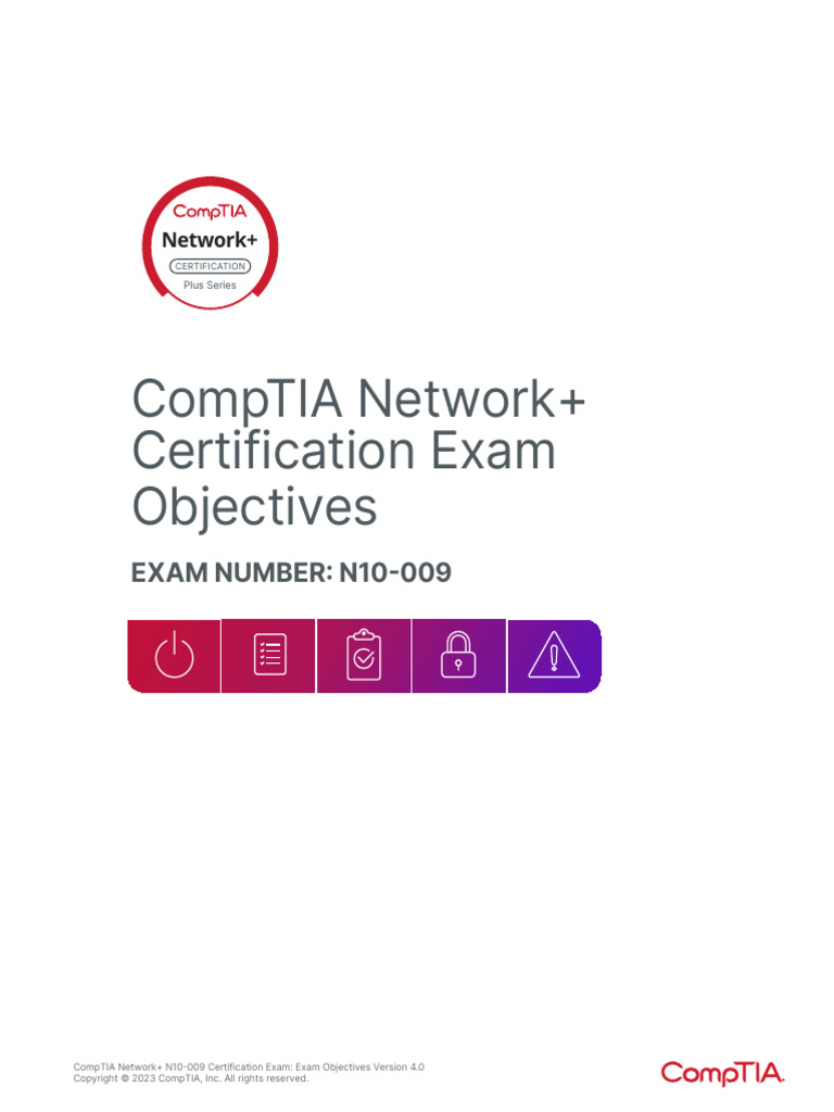Network+ N10-009 Exam Objectives | PDF | Computer Network | File ...