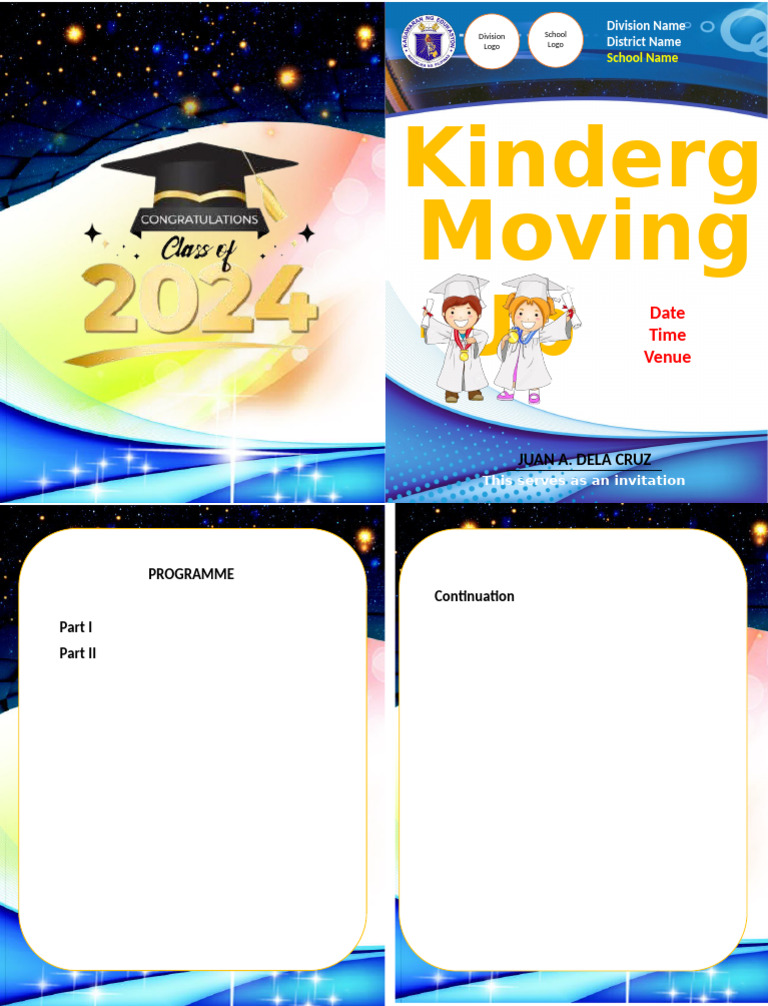 Blue Kinder Moving Up Cover | PDF