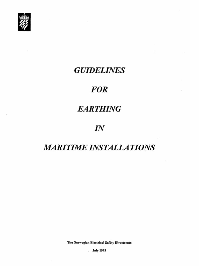 DSB Maritime Earthing Guidelines | PDF