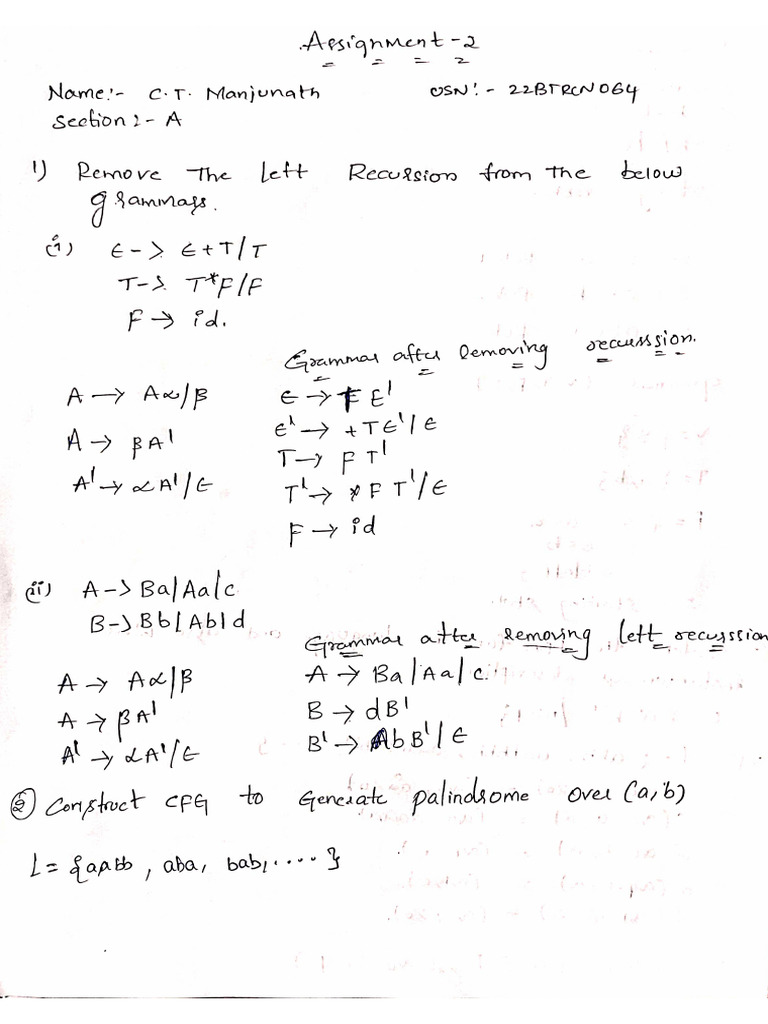 Toc Assignment 2 | PDF