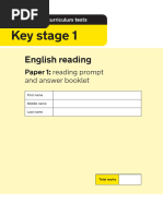 2023 KS1 SATs Reading Paper | PDF | Yarn | Wool