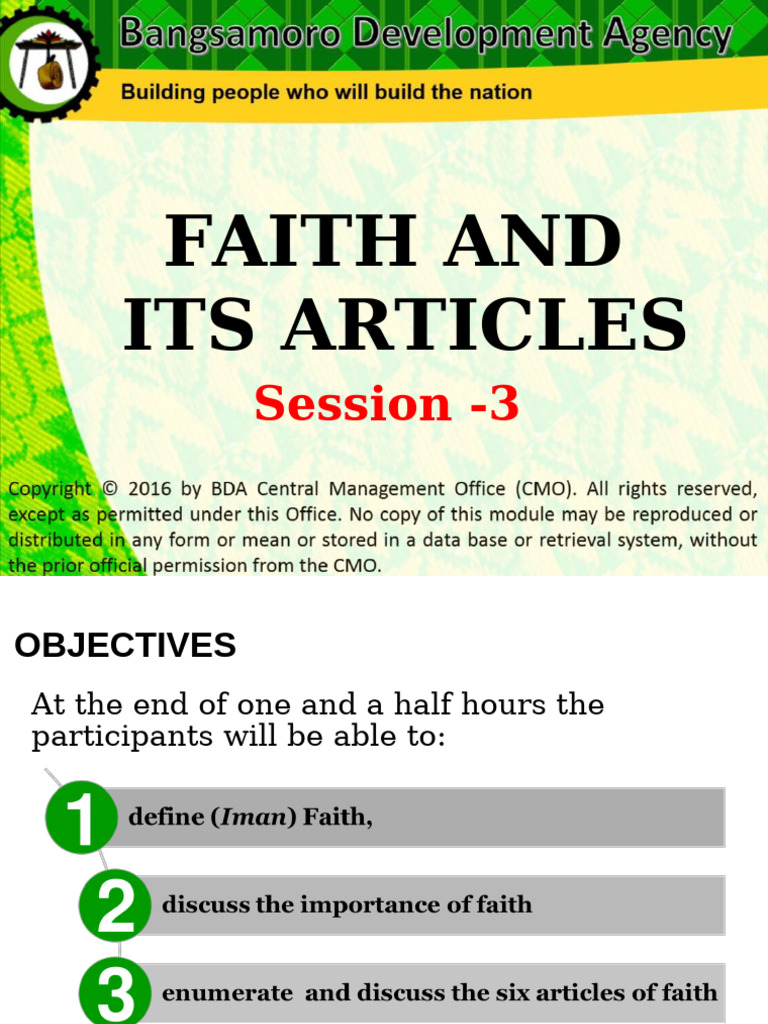 Understanding Faith and Its Articles | PDF | Prophets And Messengers In ...