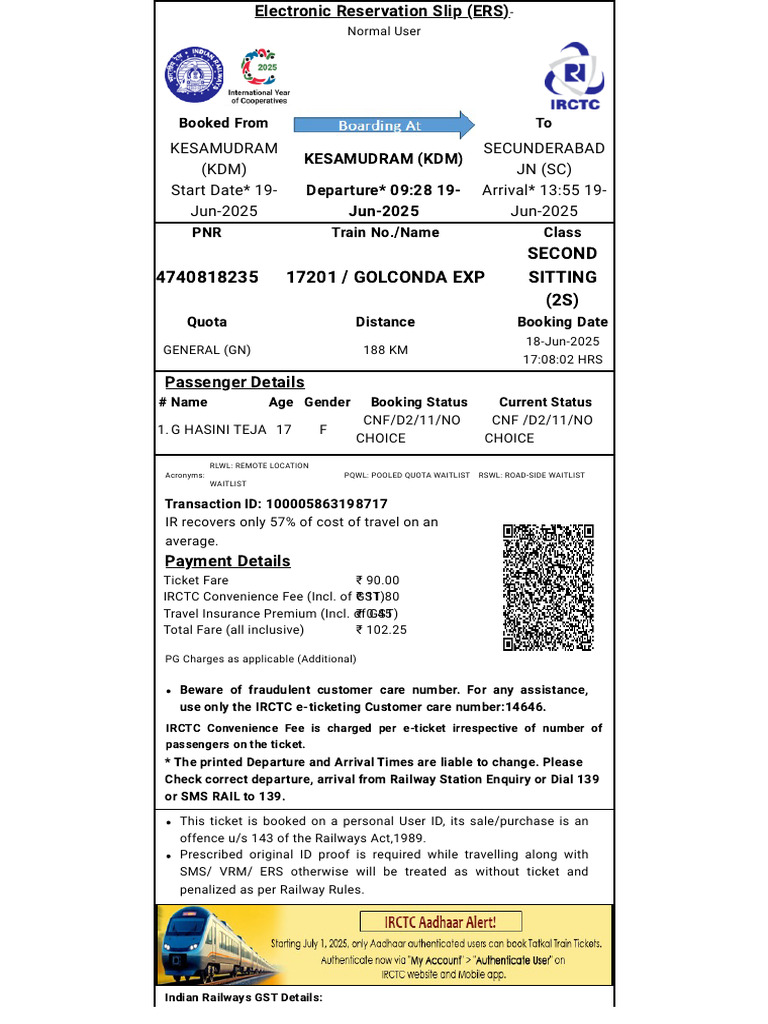 IRCTC Next Generation ETicketing System-8 | PDF | Identity Document | Payments