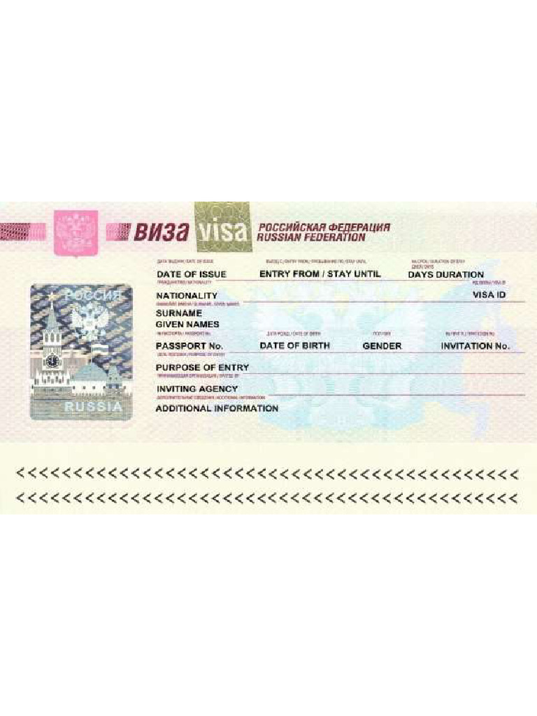 Russian Visa | PDF