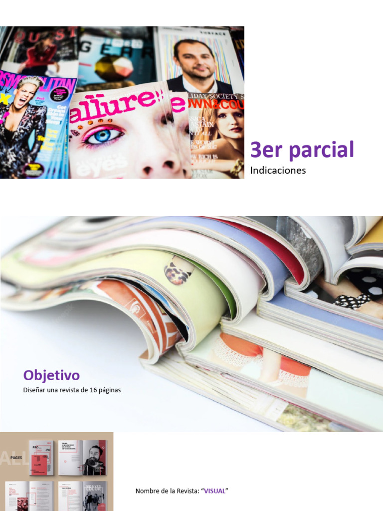 Diseño de Revista "VISUAL" para Estudiantes | PDF