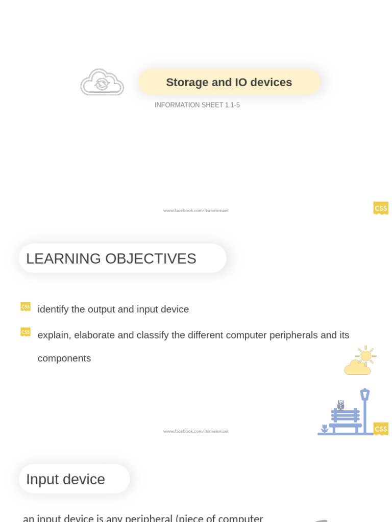 Input, Output, and Storage Devices Guide | PDF | Computer Data Storage ...