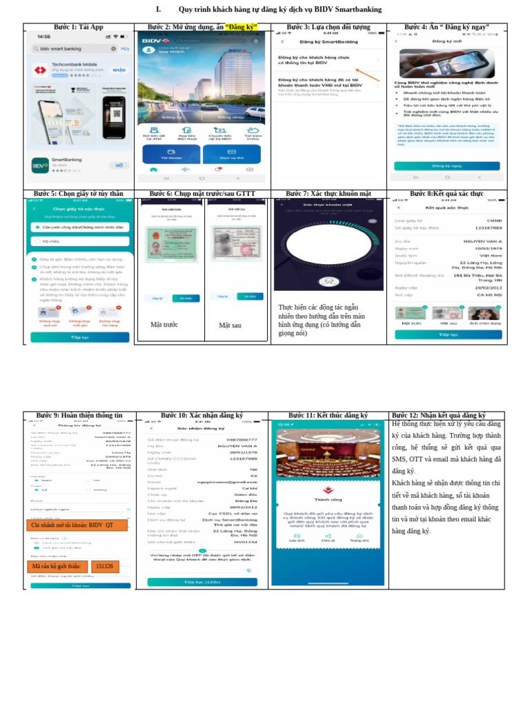 Hướng dẫn EKYC | PDF
