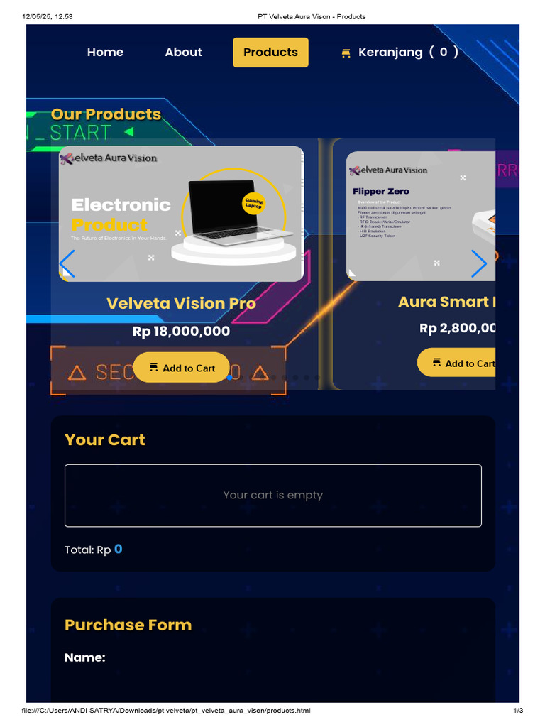 Velveta Product Page | PDF