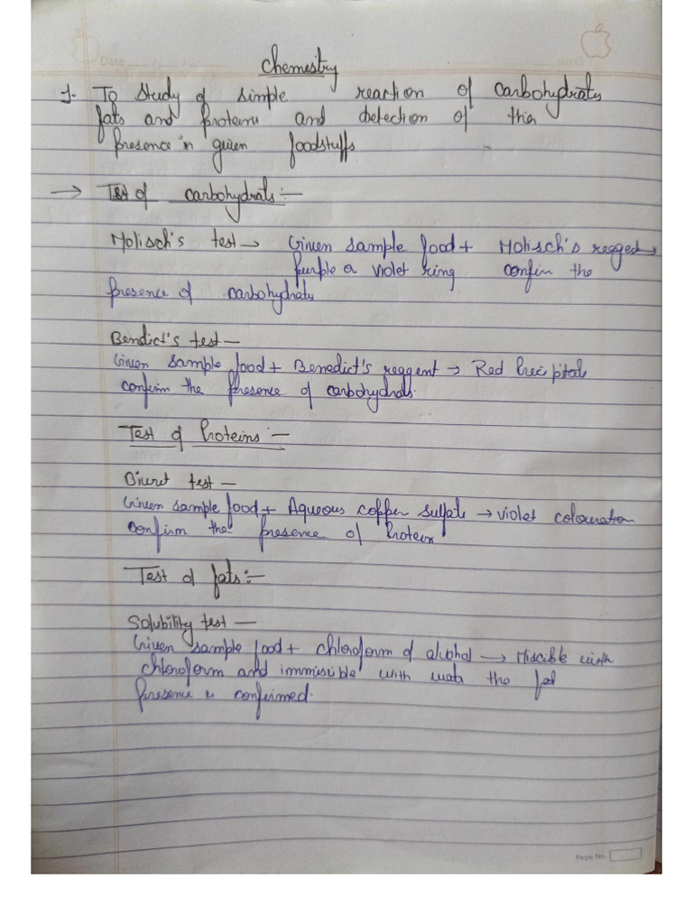 Chemistry Practical | PDF