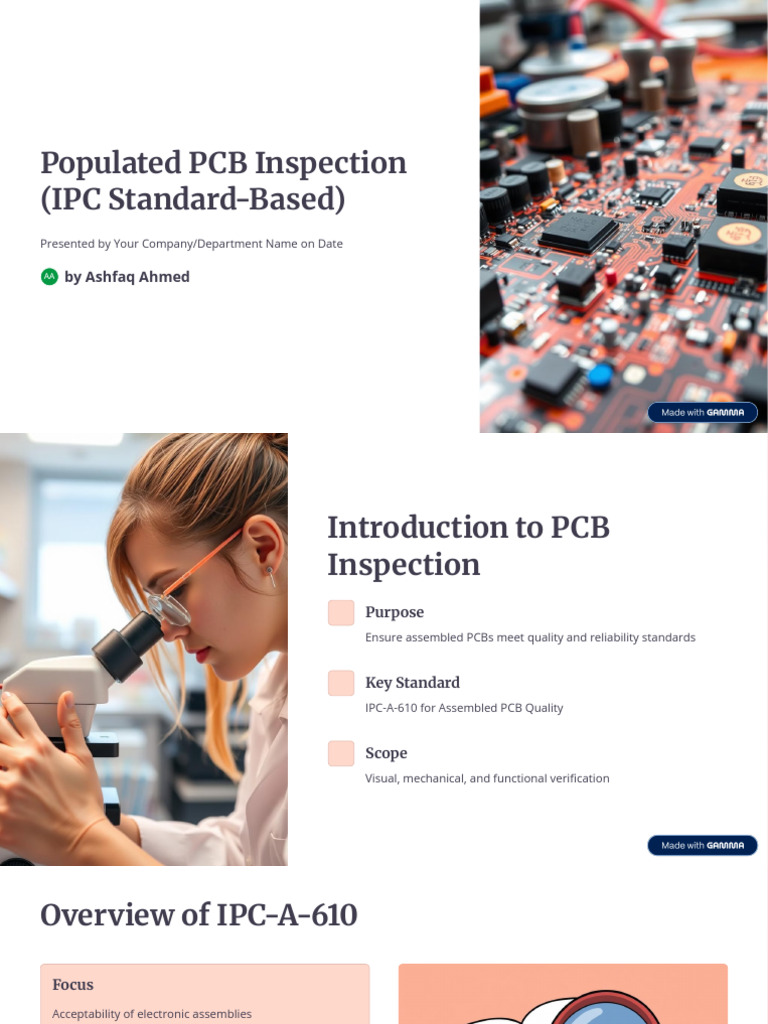 IPC-A-610: PCB Inspection Standards | PDF | Soldering | Printed Circuit ...