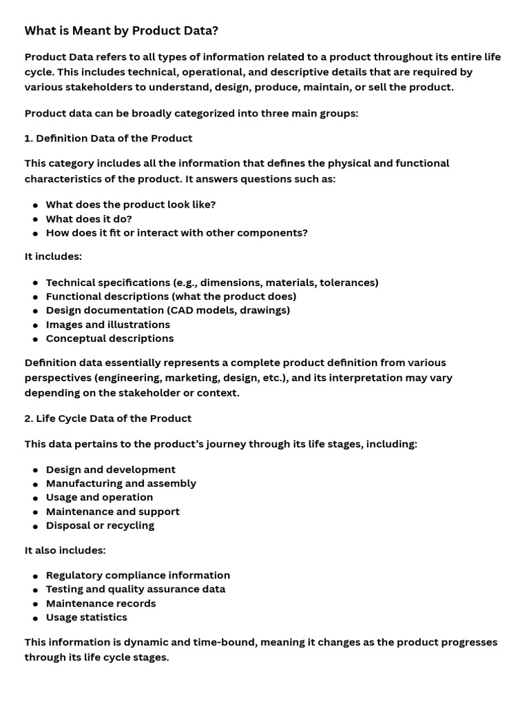 Product Lifecycle Management .Chapter2 | PDF | Product Lifecycle | Metadata