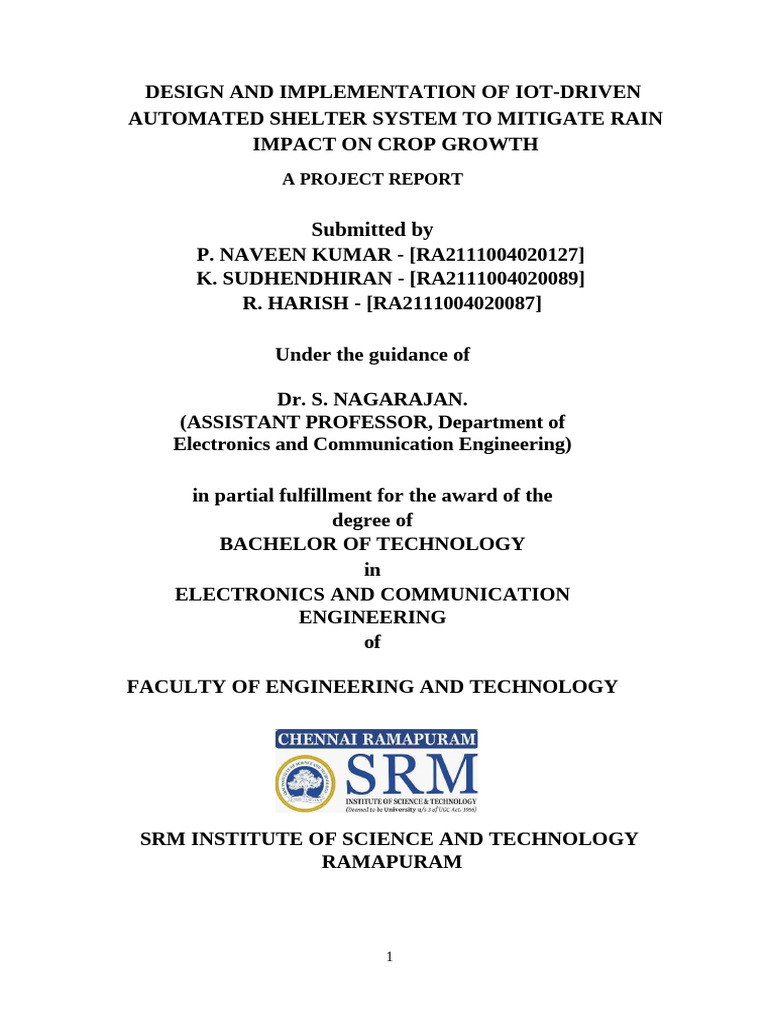 Major Project Report Batch-14 | PDF | Servomechanism | Arduino
