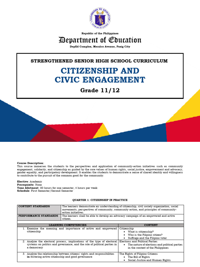 Citizenship and Civic Engagement | PDF | Citizenship | Civic Engagement