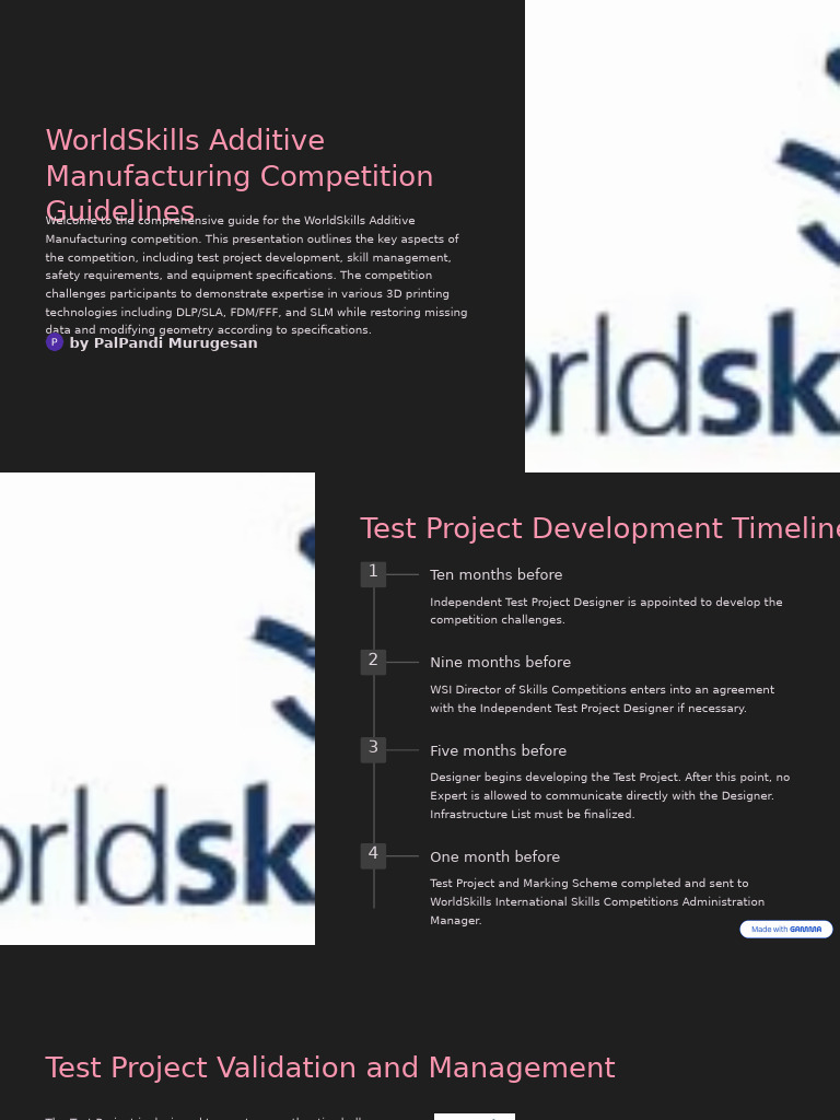 WorldSkills Additive Manufacturing Competition Guidelines | PDF | 3 D Printing | Personal ...