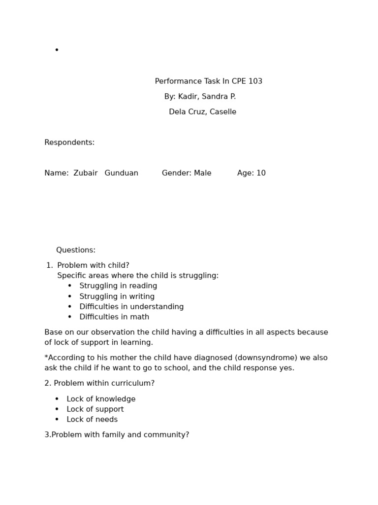 Disability CPE 103 | PDF