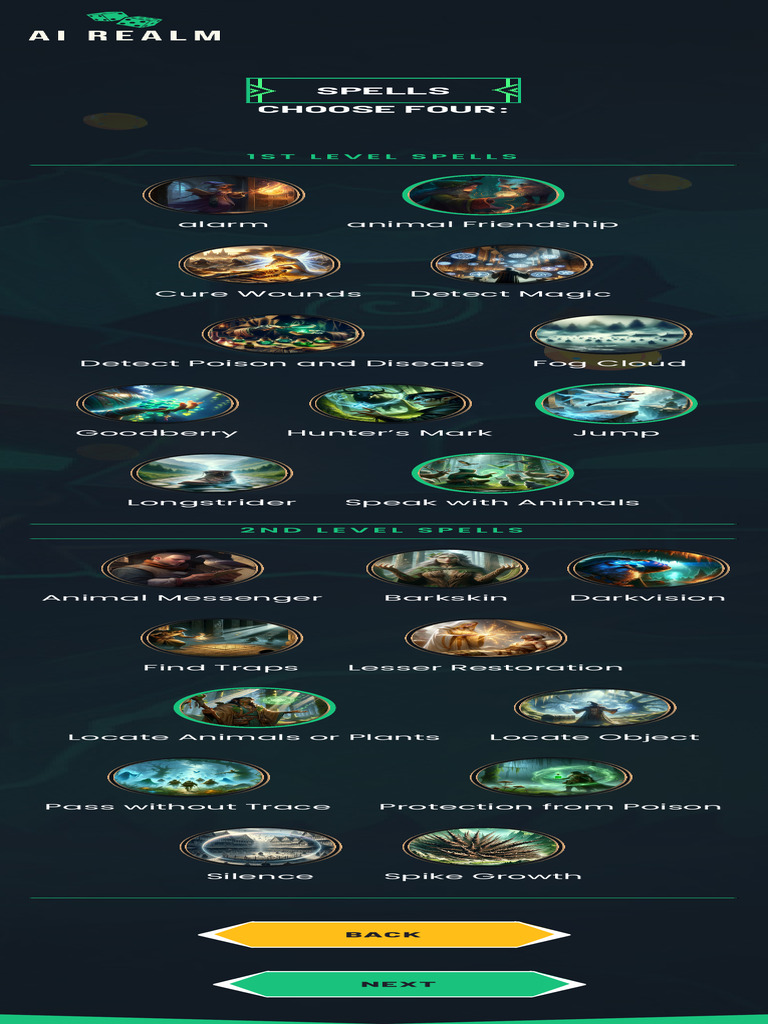 AI REALM AI Realm Character Creation 4 | PDF