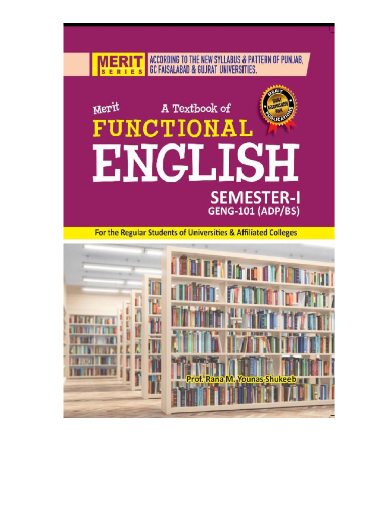 Functional English GENG-101 Guide | PDF | Semantics | Word