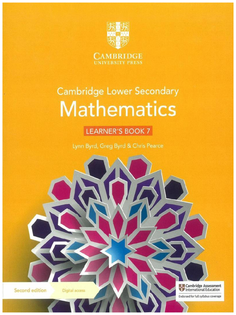 Mathematics Learners Book 7 | PDF