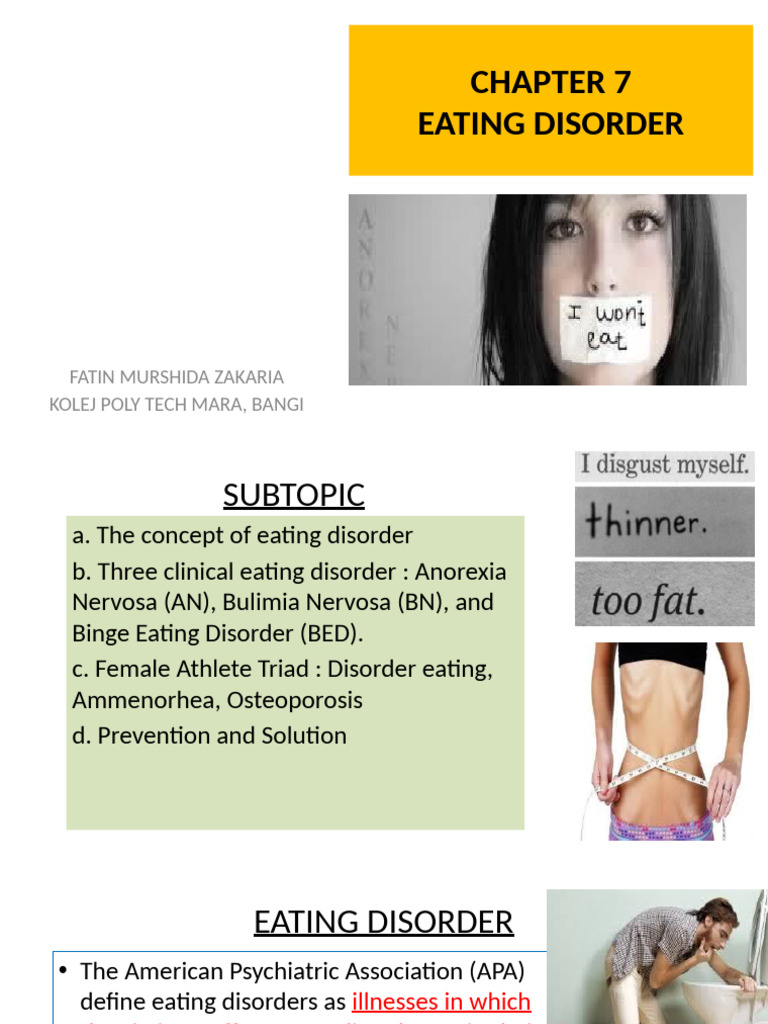 Chapter 7 - Eating Disorder Sports | PDF | Eating Disorder | Diseases ...