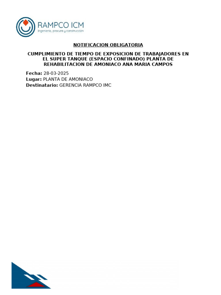 Informe Medico Ruido Extremo Rampco | PDF