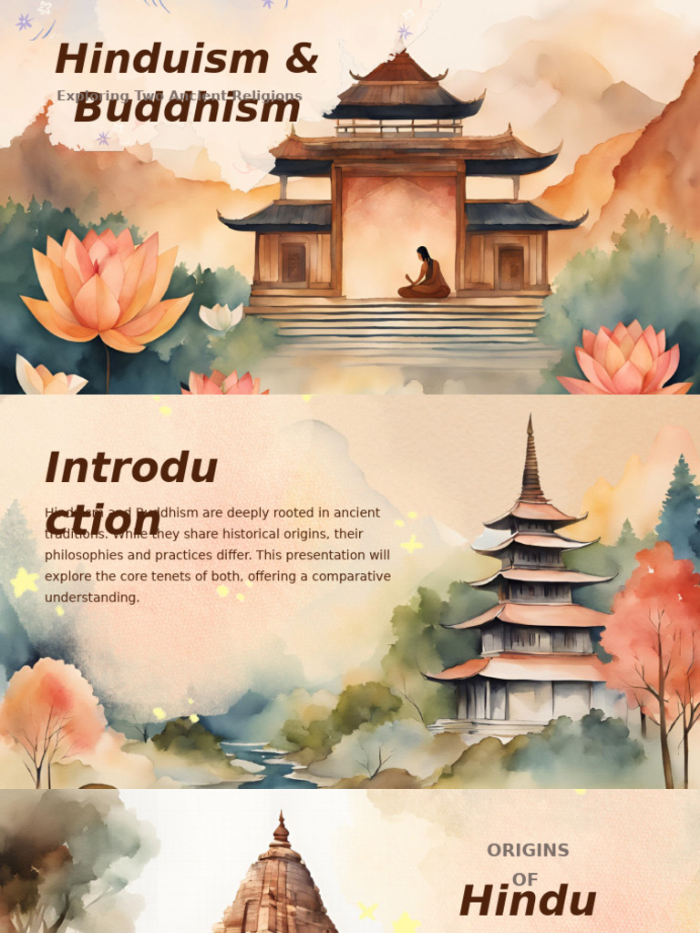 Hinduism and Buddhism Slides | PDF | Karma | Moksha